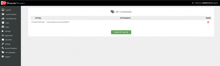 virtualizor_api_credentials_page - Dracula Servers Tutorials
