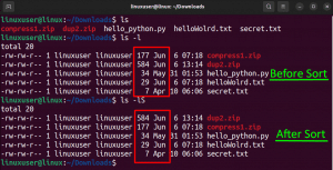 How to Sort Files by Size in Linux/Unix? - Dracula Servers Tutorials