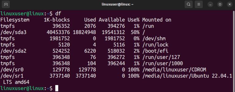 How to Check Disk Usage in Linux/Ubuntu? - Dracula Servers Tutorials