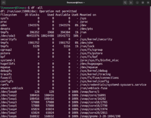 How to Check Disk Usage in Linux/Ubuntu? - Dracula Servers Tutorials