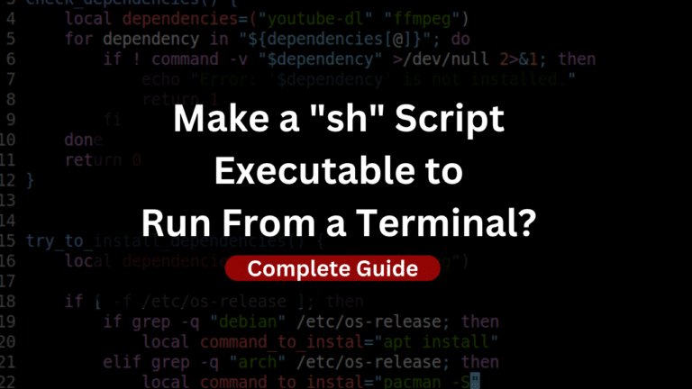 How To Make A Sh Script Executable To Run From A Terminal Dracula Servers Tutorials