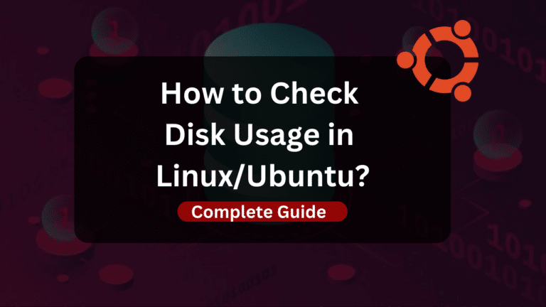 How To Check Disk Usage In Linuxubuntu Dracula Servers Tutorials