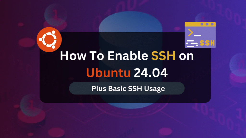 How To Enable Ssh On Ubuntu 2404 Basic Ssh Usage Dracula Servers Tutorials