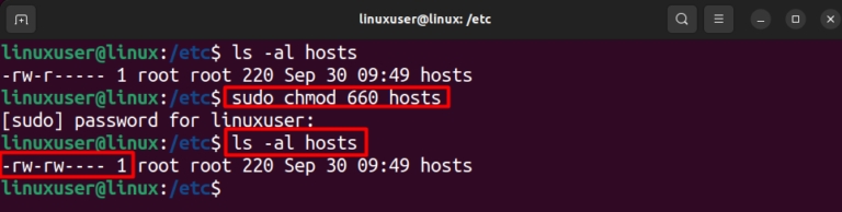 How To Fix Error Writing Etchosts Permission Denied In Ubuntu