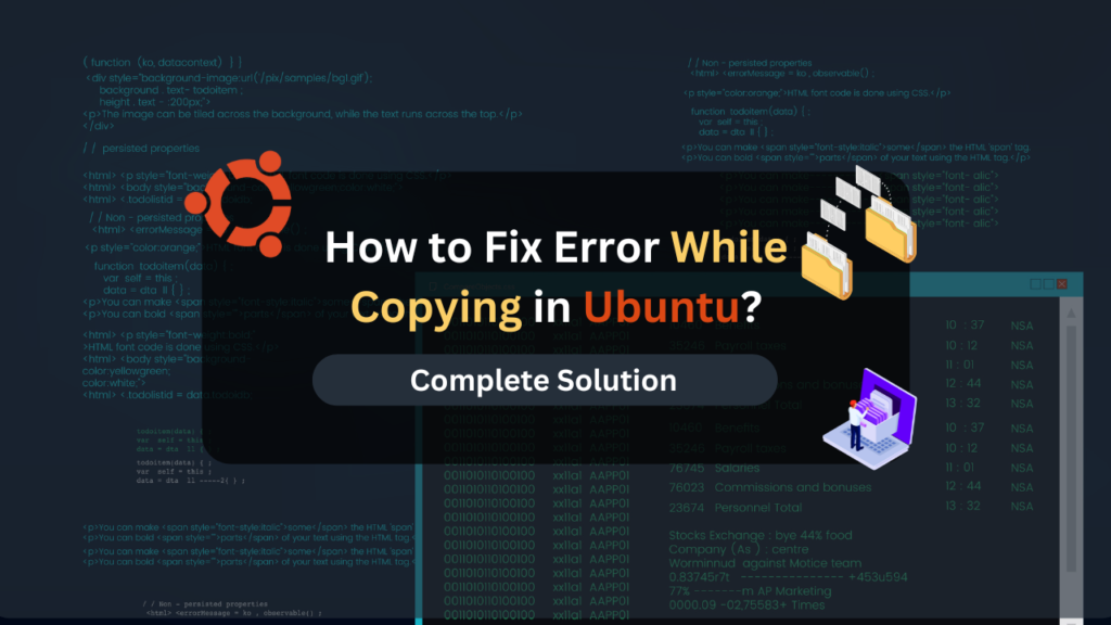 How To Fix Error While Copying In Ubuntu Dracula Servers Tutorials
