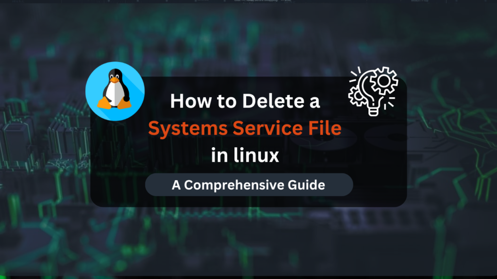 How To Delete A Systems Service File In Linux Dracula Servers Tutorials